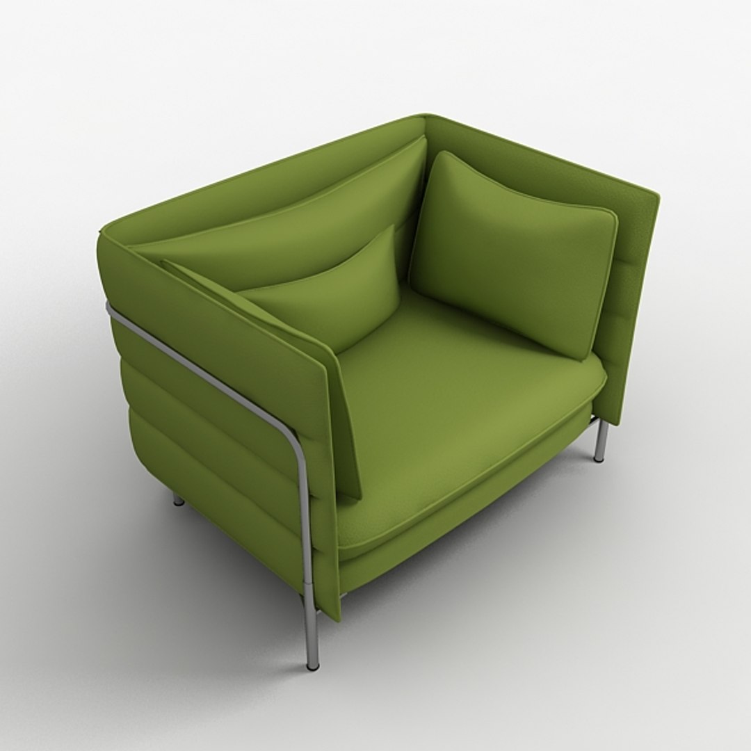 3d Model Vitra Alcove Chair