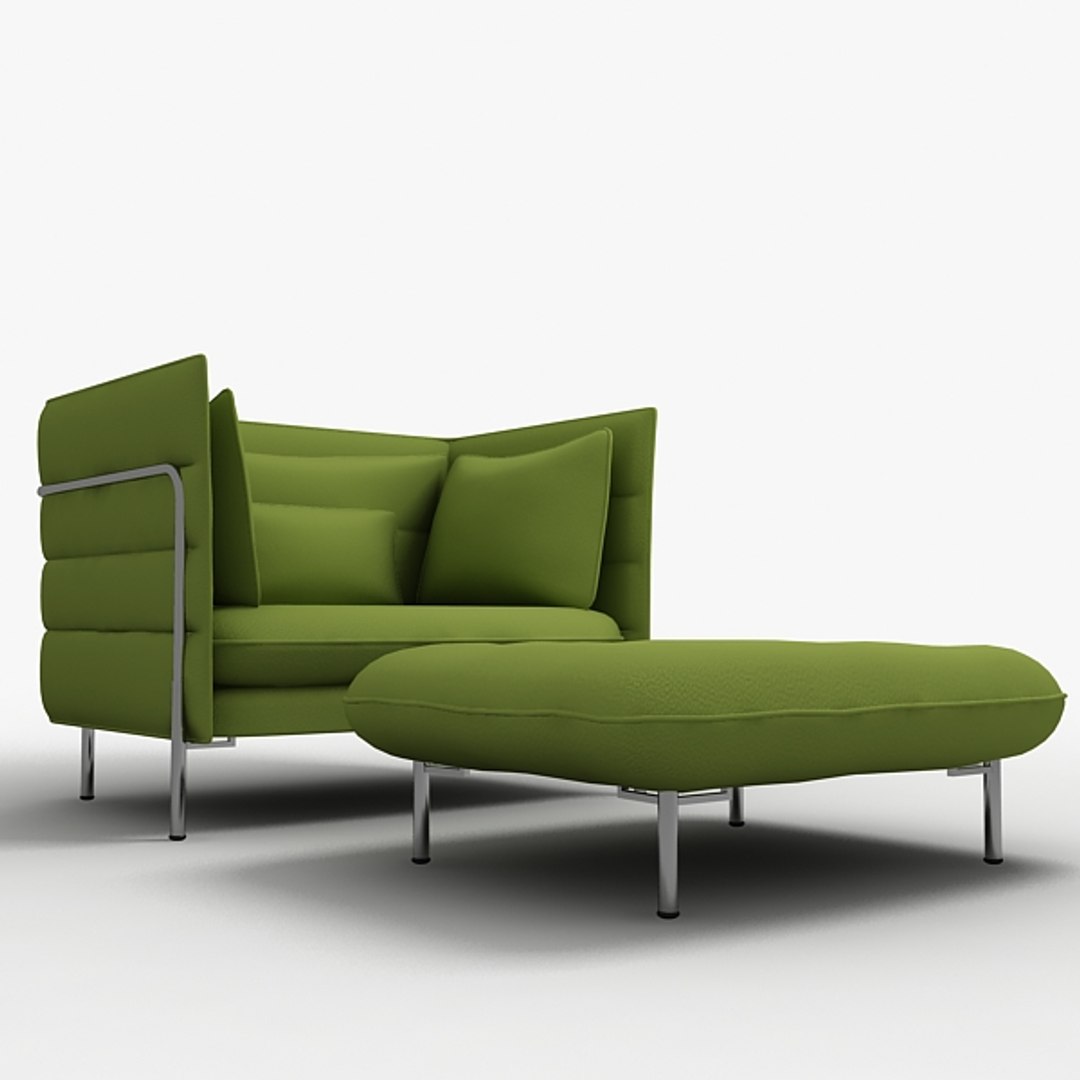 3d Model Vitra Alcove Chair