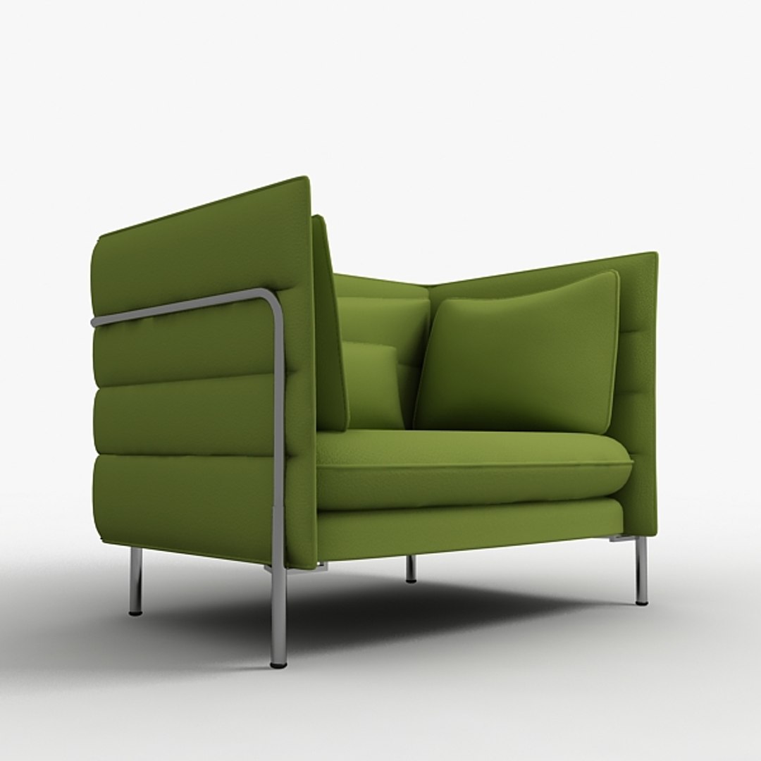 3d Model Vitra Alcove Chair