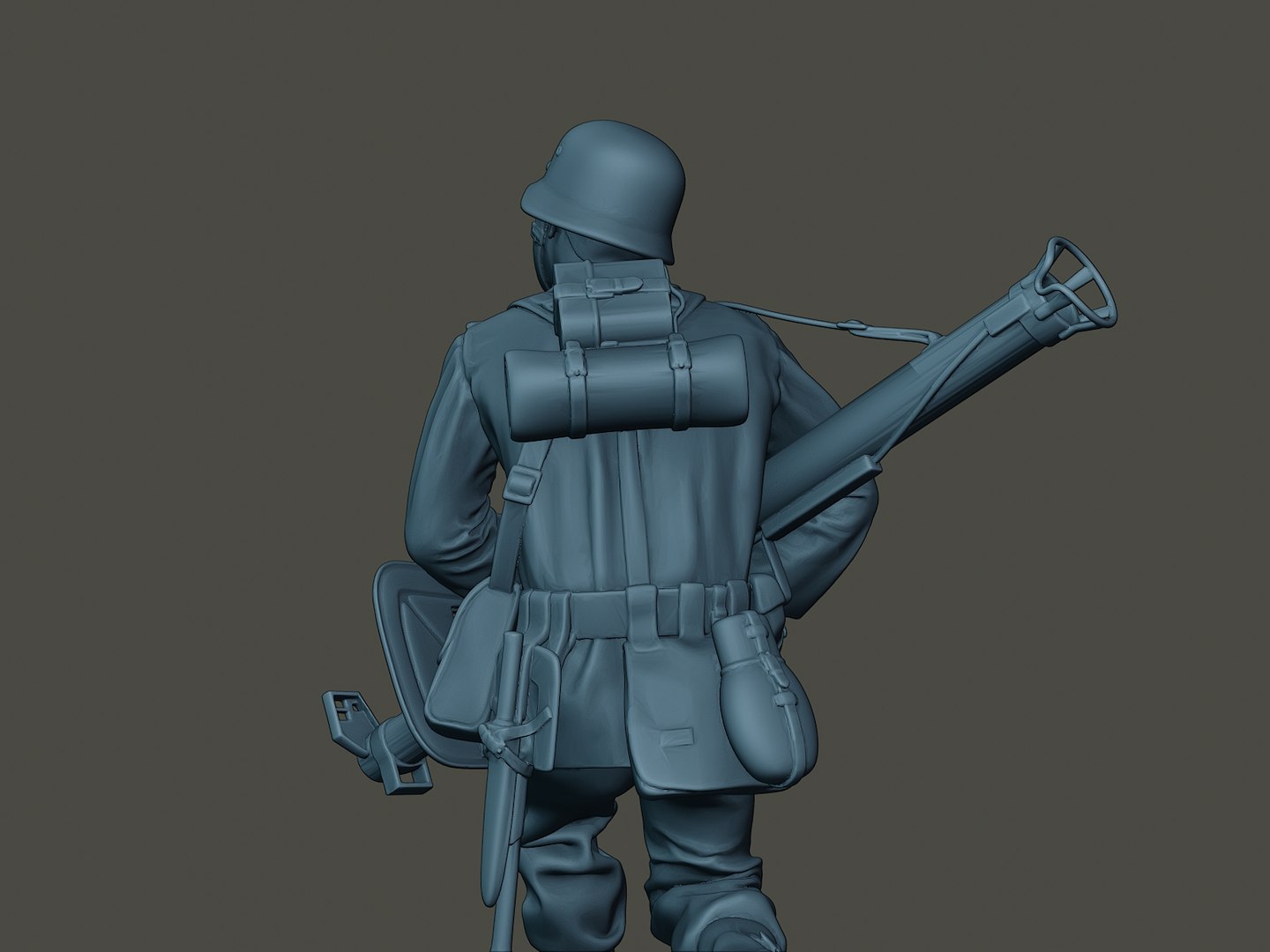 3D Model German Soldier Ww2 Run - TurboSquid 1513491