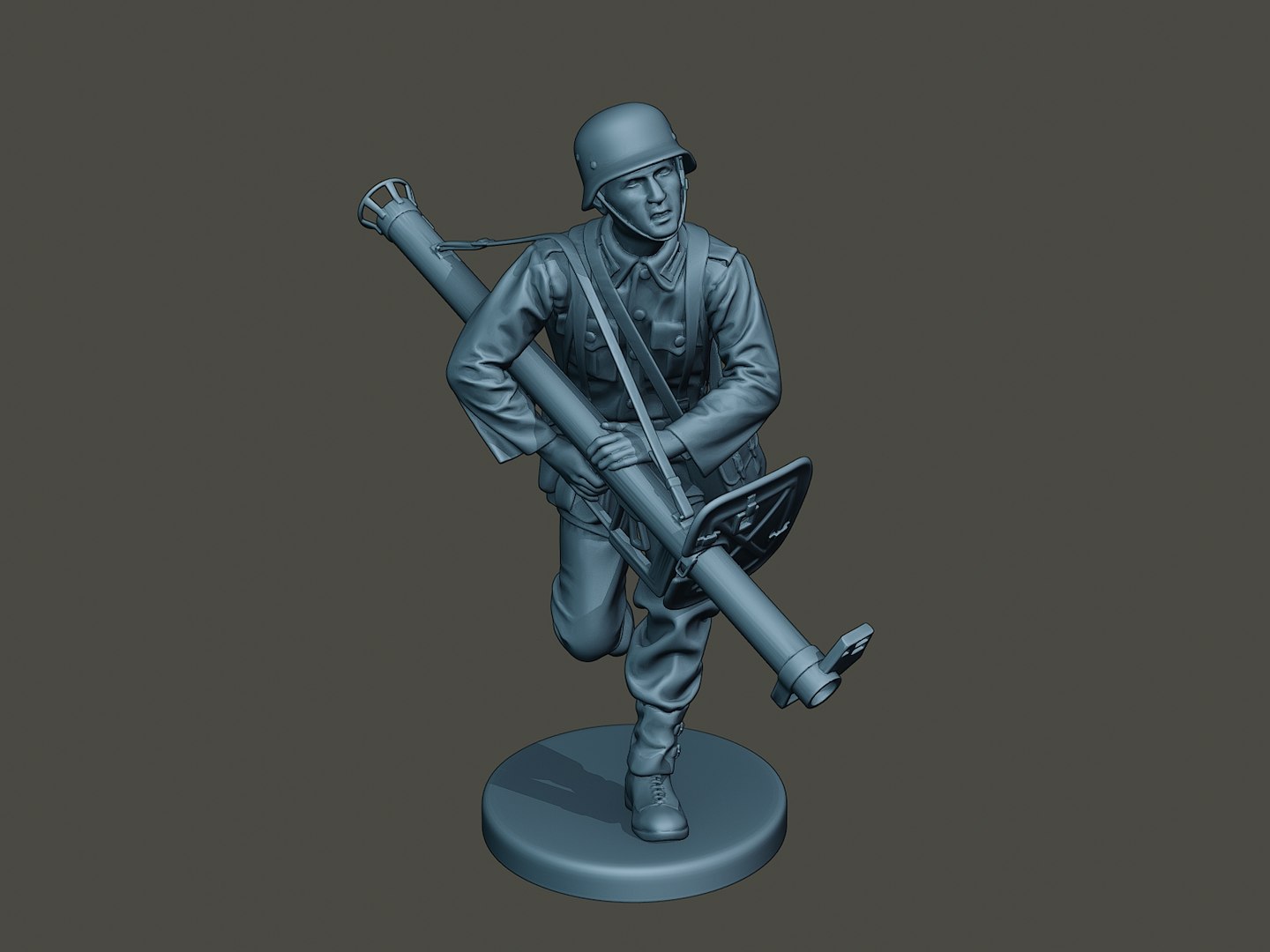 3D Model German Soldier Ww2 Run - TurboSquid 1513491
