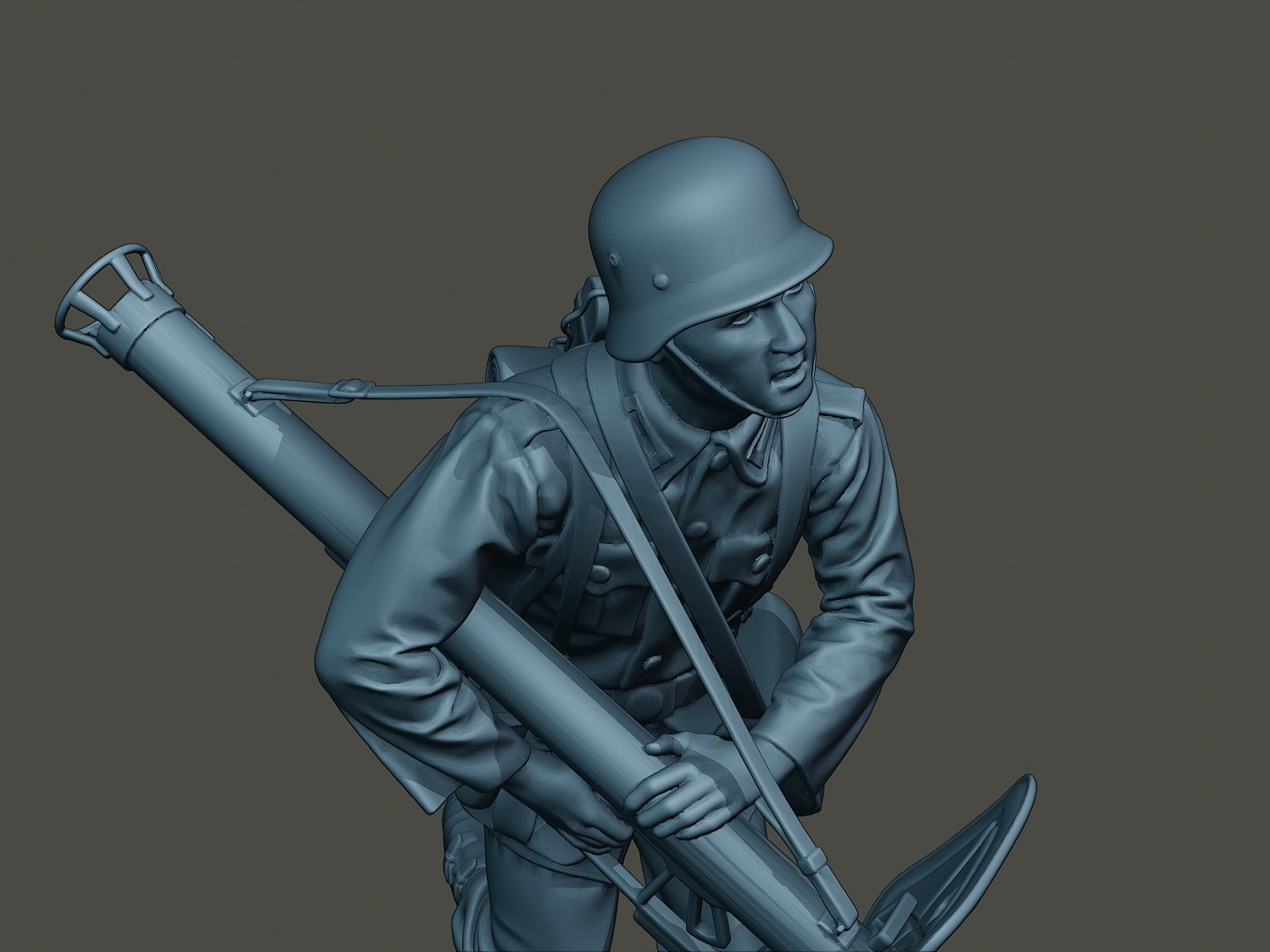 3D Model German Soldier Ww2 Run - TurboSquid 1513491
