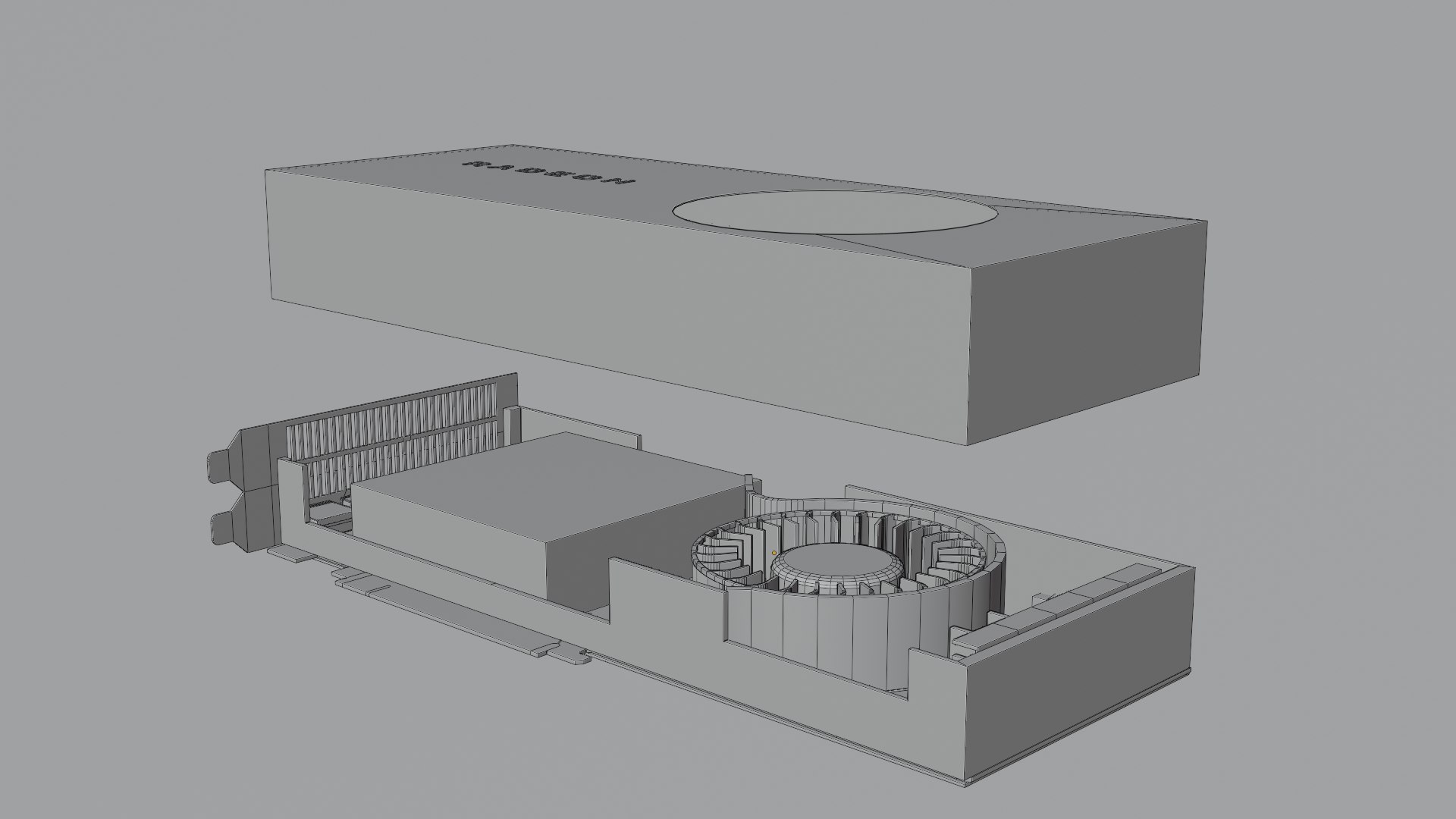 AMD Radeon 5700 3D Model - TurboSquid 2036891