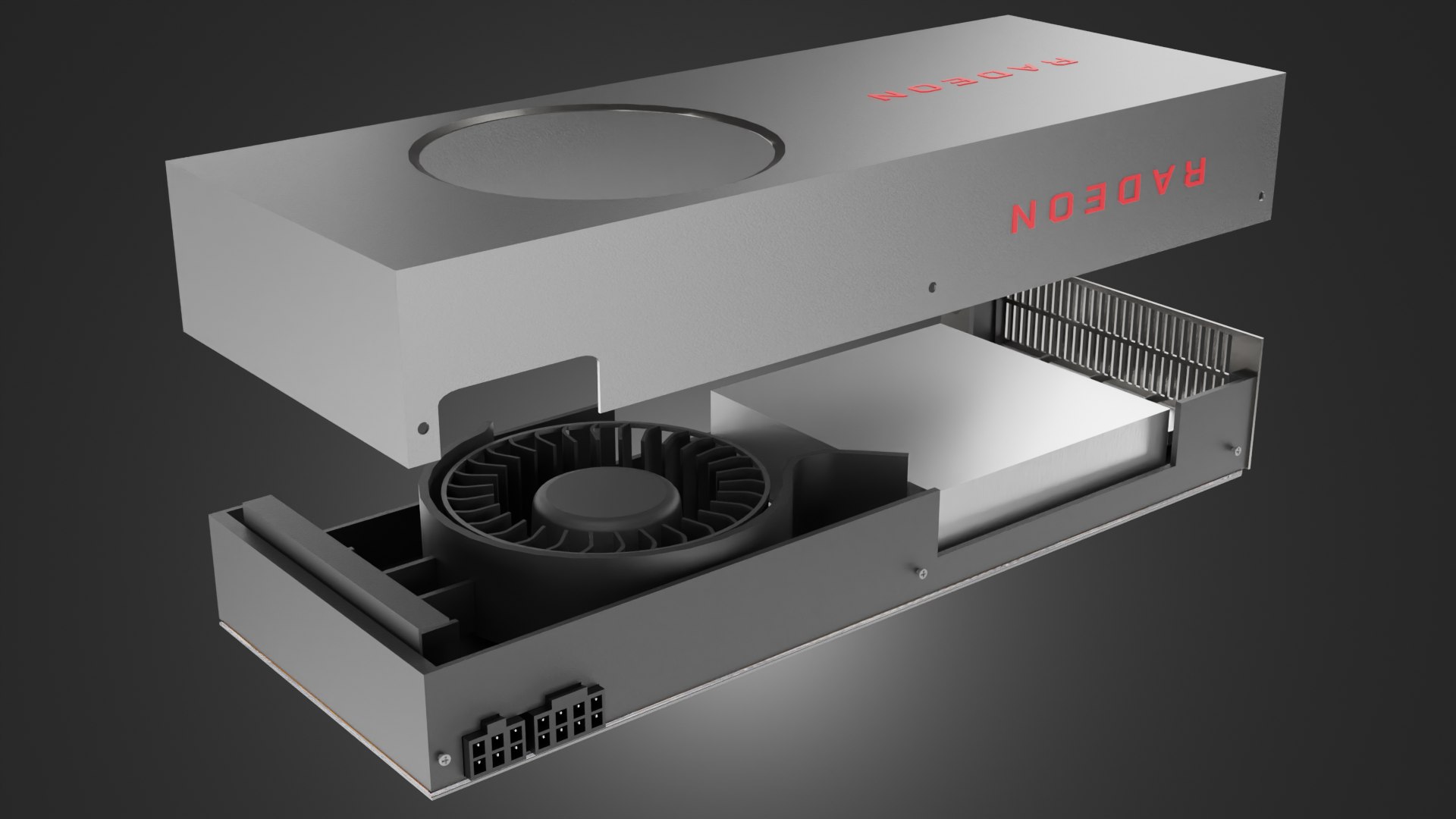 AMD Radeon 5700 3D Model - TurboSquid 2036891