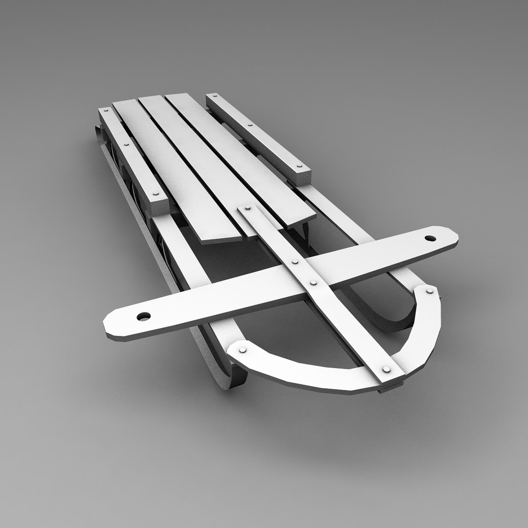 Steel Runner Sled Obj