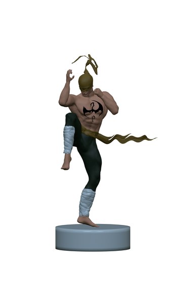 modelo 3d Iron Fist FanArt - TurboSquid 2105039