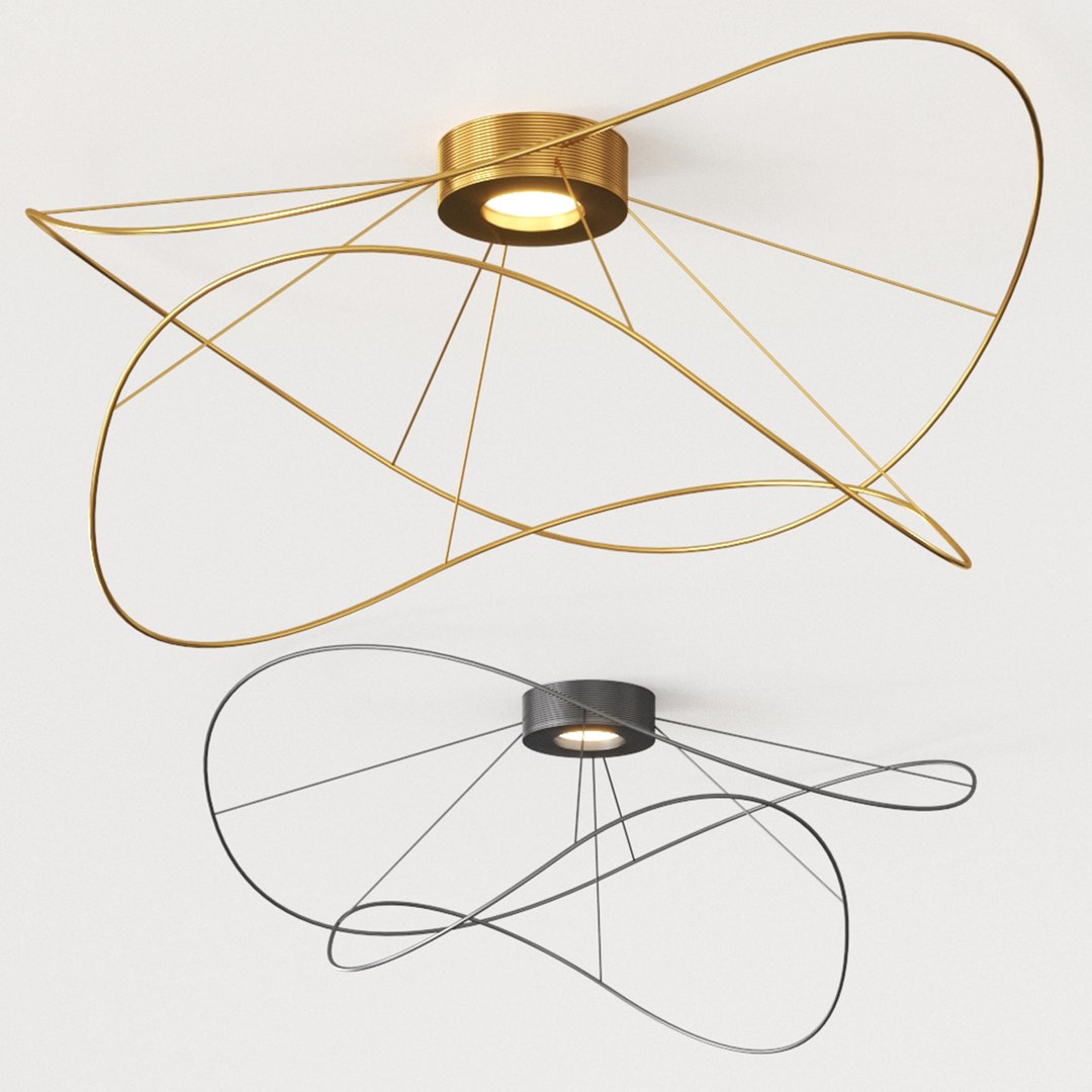 3D HOOPS By AXOLIGHT Ceiling Light - TurboSquid 2119682