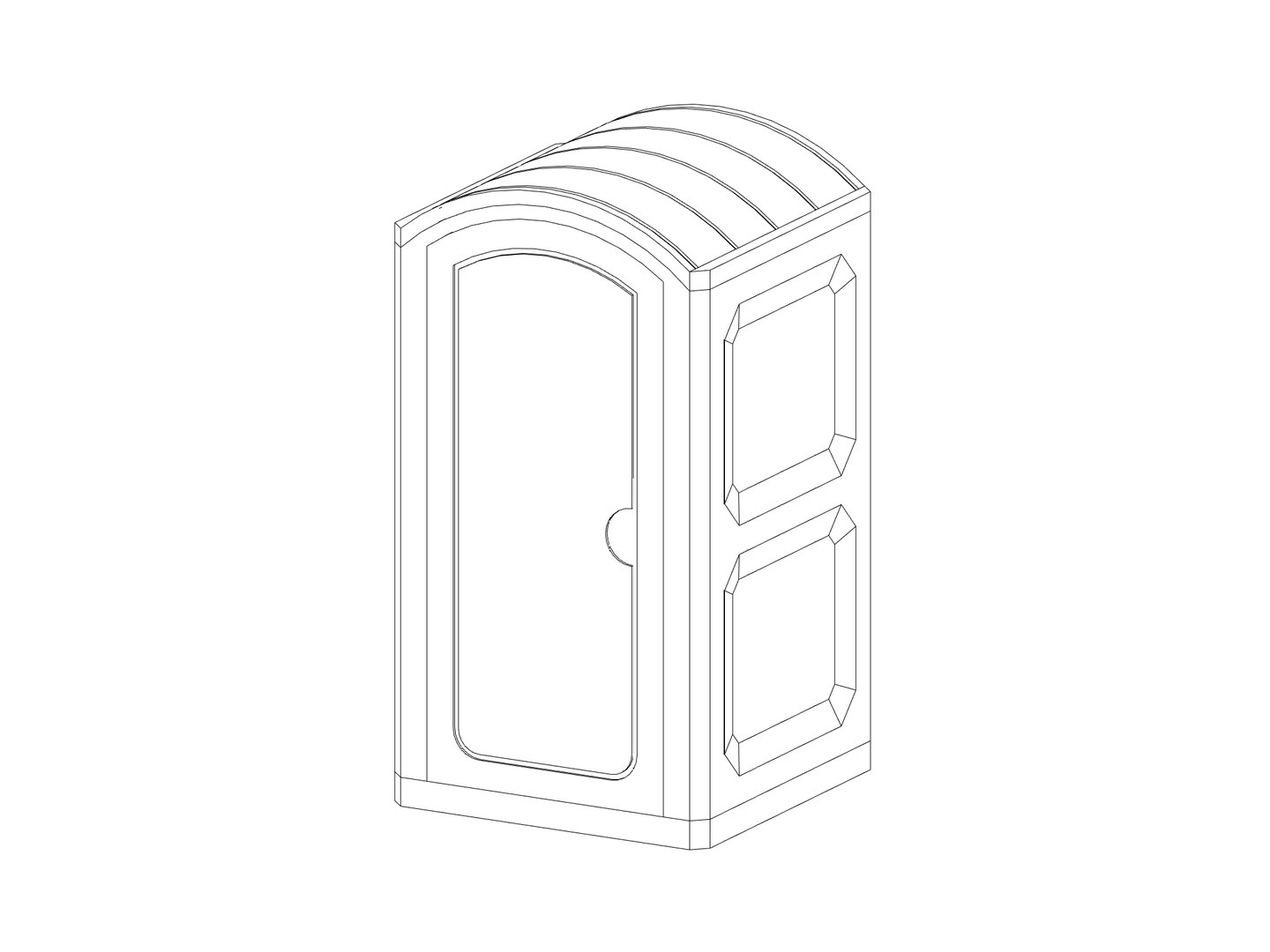 3D Portable Toilet - Revit Family Model - TurboSquid 1823138