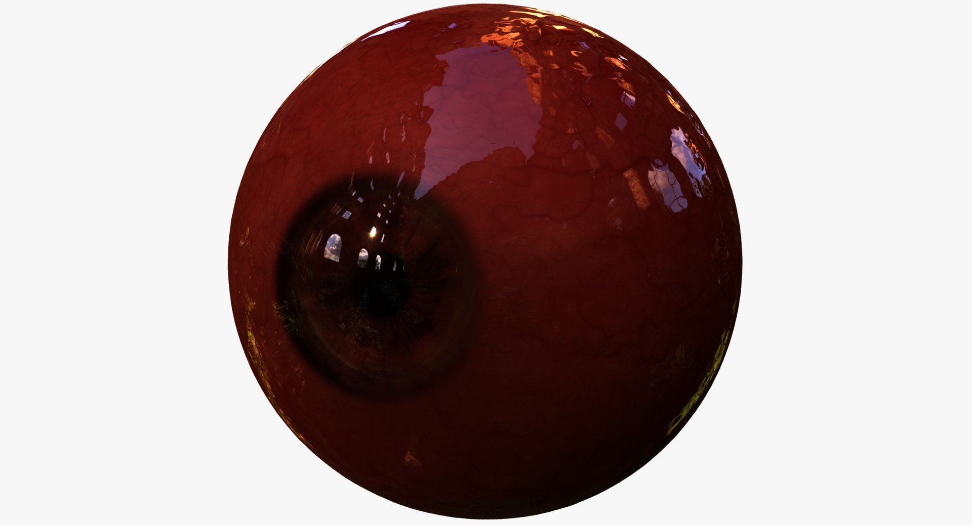 realistic human creature eye 3d model