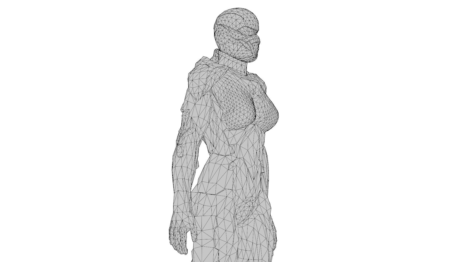 3D Model Crysis Nanosuit Female Version3D Model High-Quality Rigged ...
