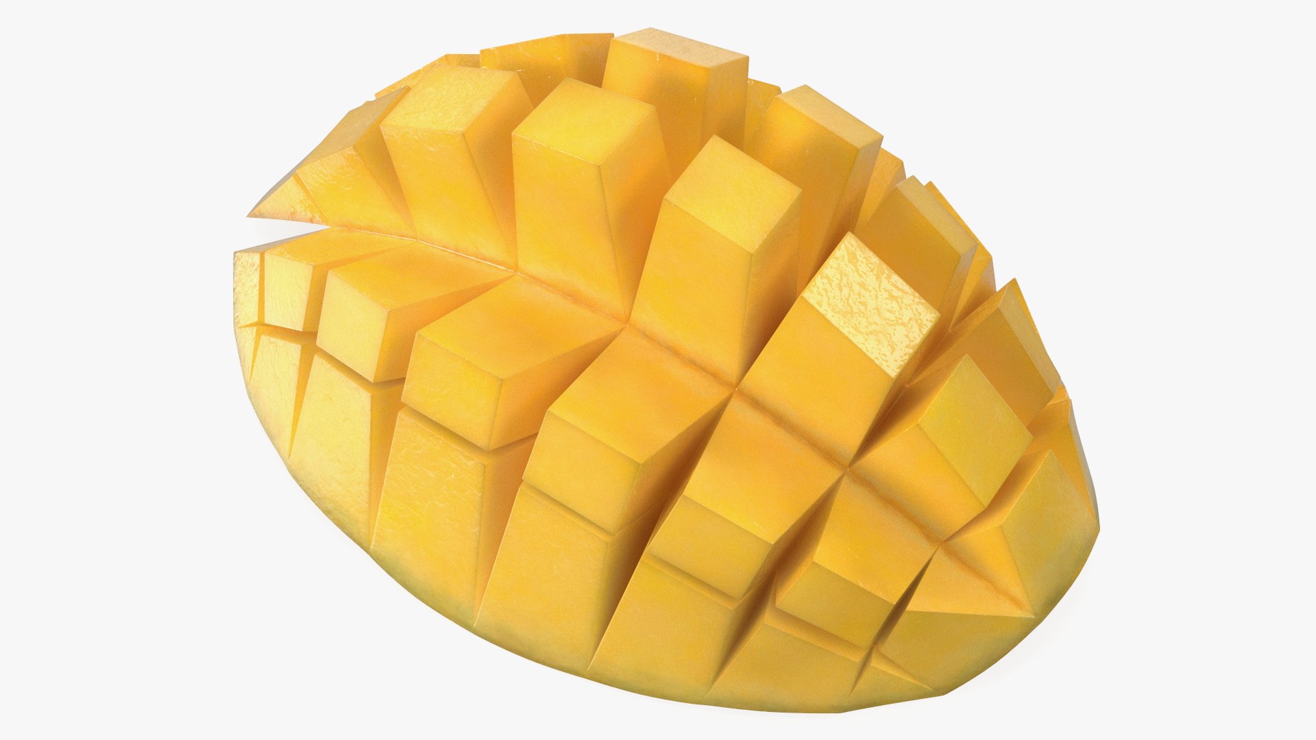3D Mango Squares Yellow model - TurboSquid 2108362