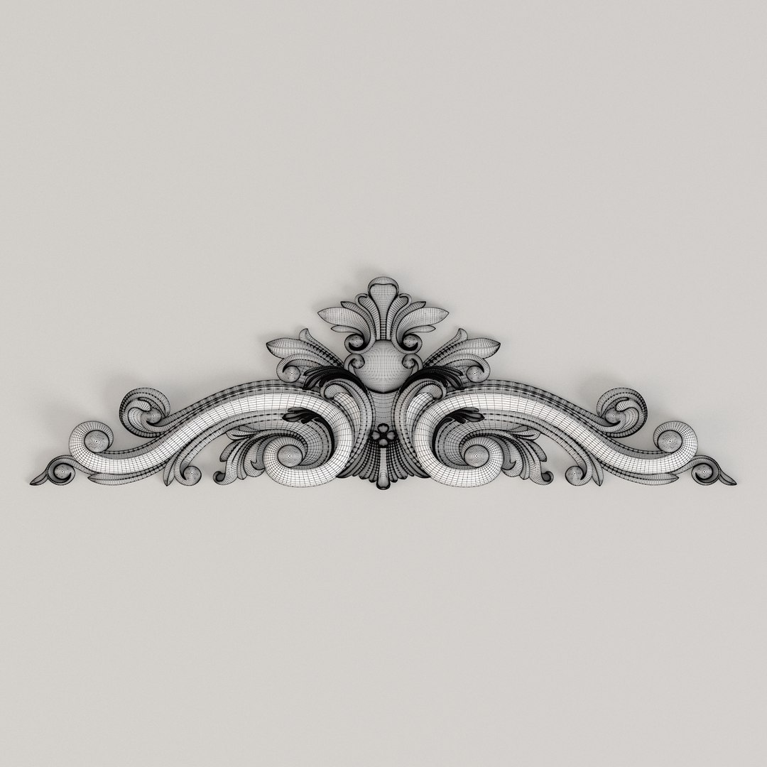 Horizontal Decor 3D Model - TurboSquid 1570015