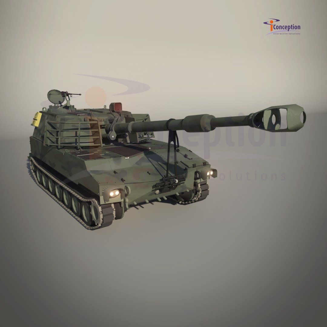 M109 M109a2 3d Model