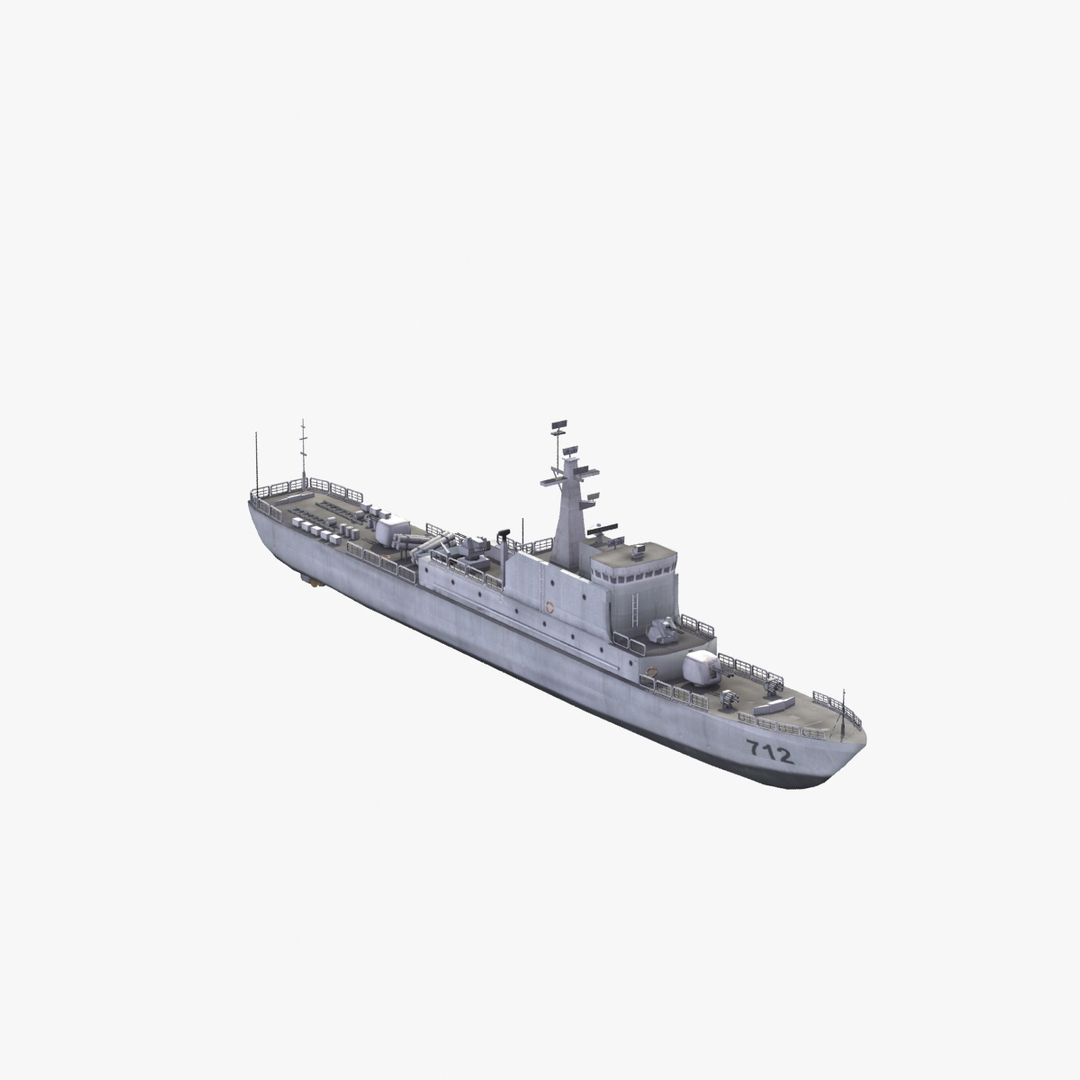 Chinese Navy Haiqing Type 3d 3ds