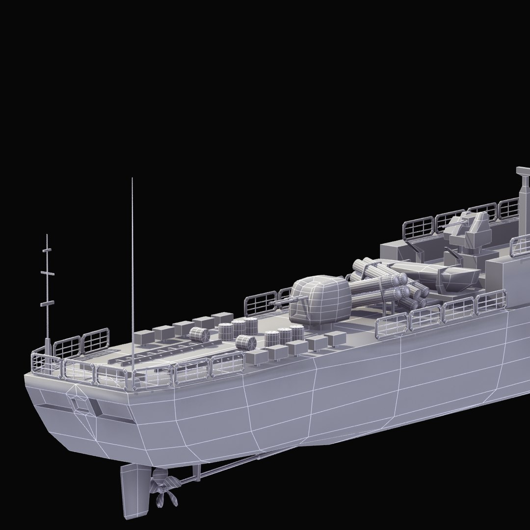 Chinese Navy Haiqing Type 3d 3ds