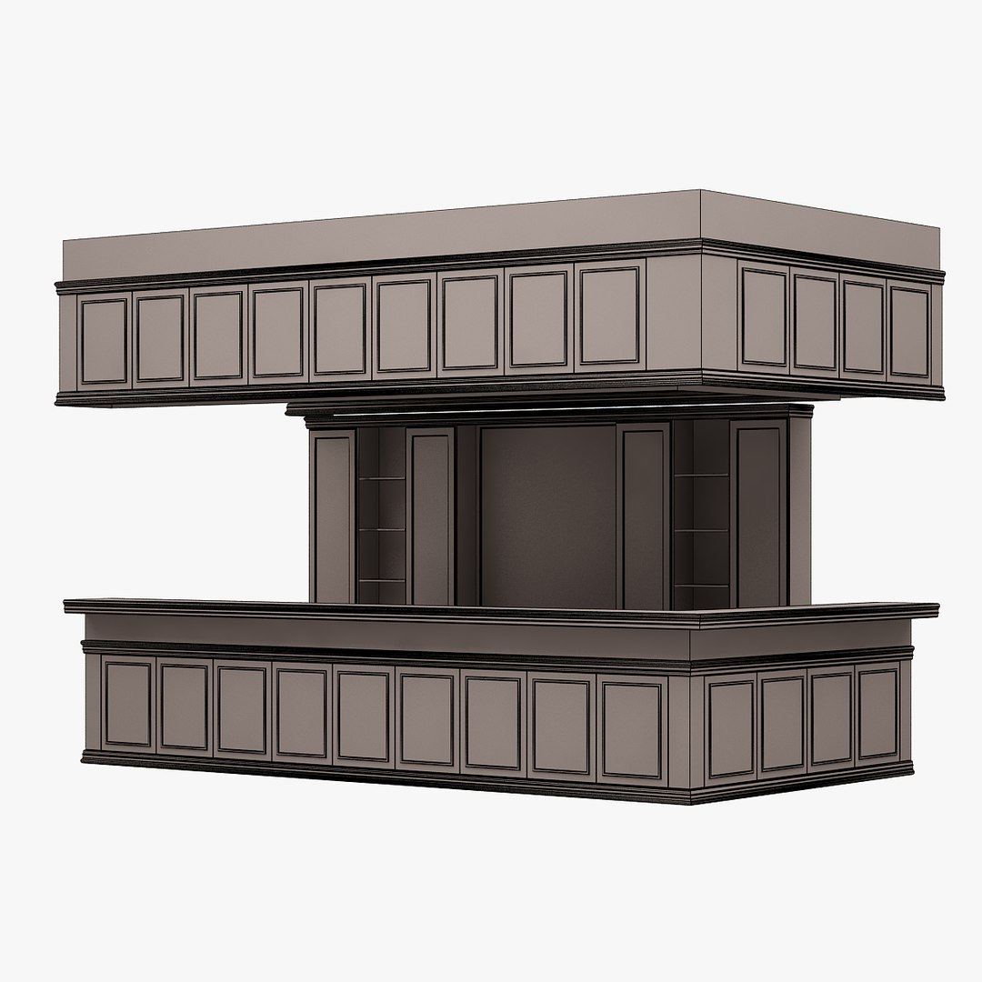 3d Model Bar Set