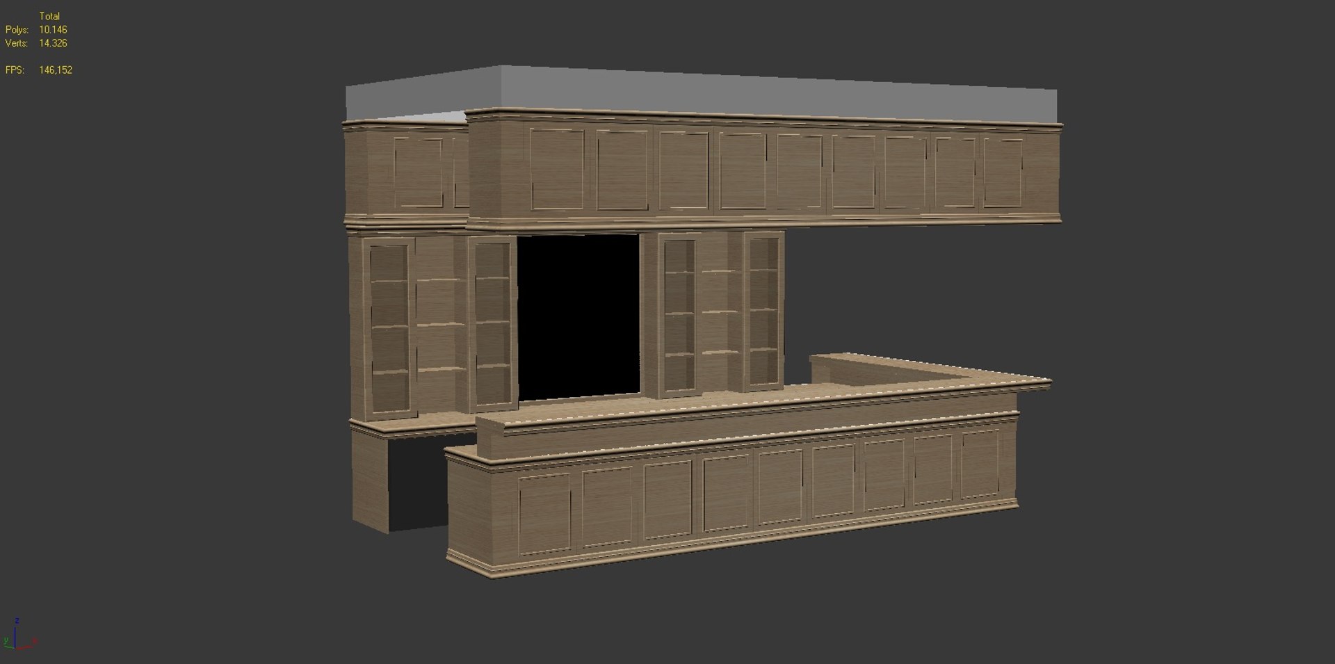 3d Model Bar Set