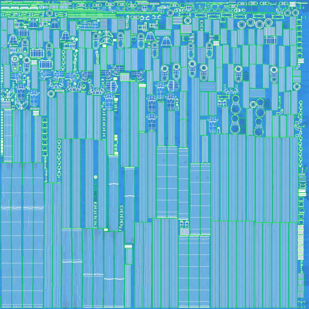 Crane Guiding Frame Floating Ballast Blue 3D model - TurboSquid 2104710