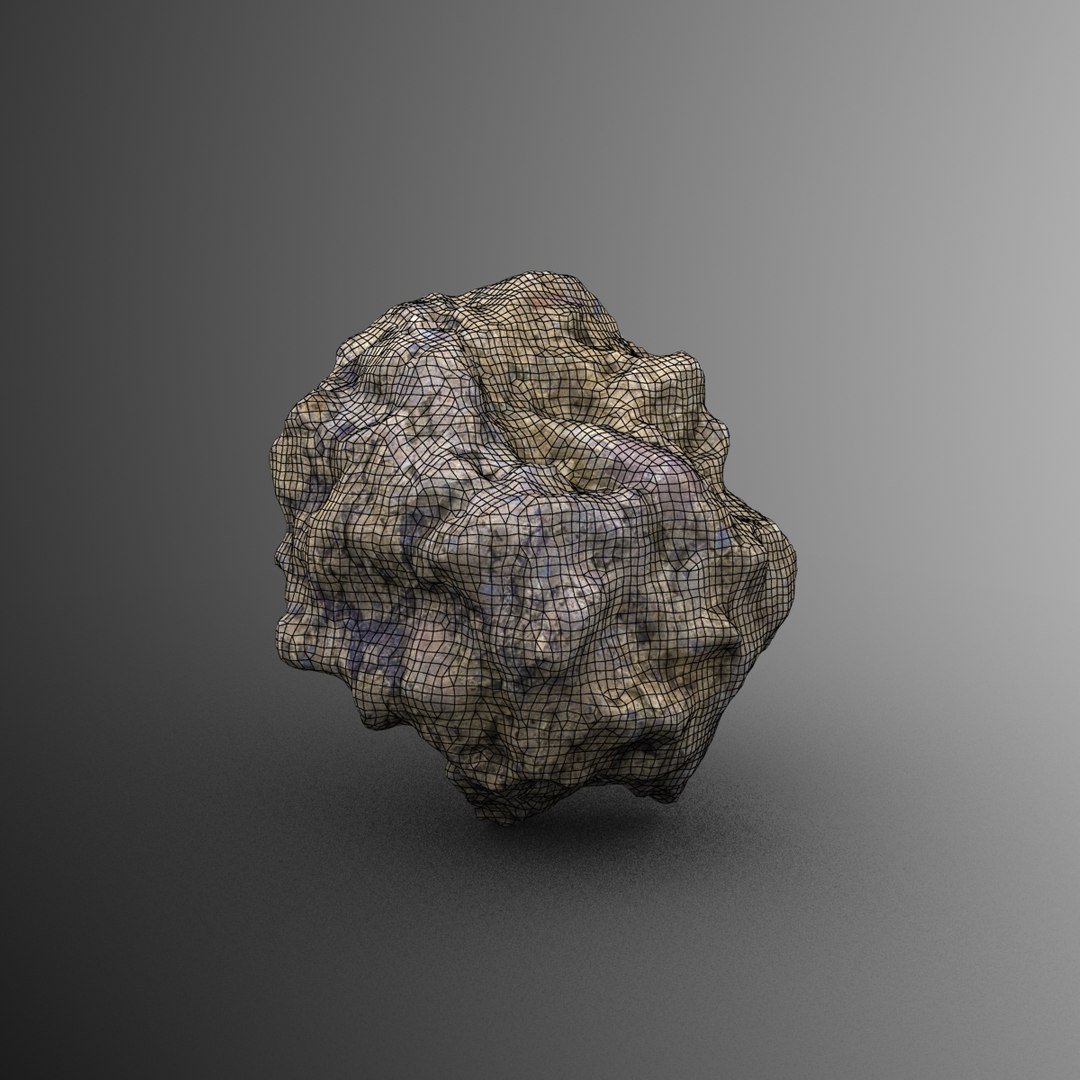 3d concrete rubble model