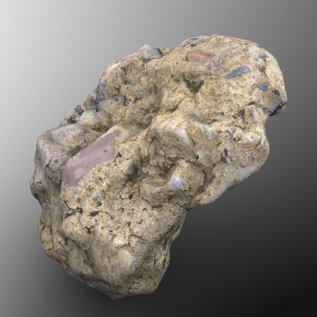 3d concrete rubble model