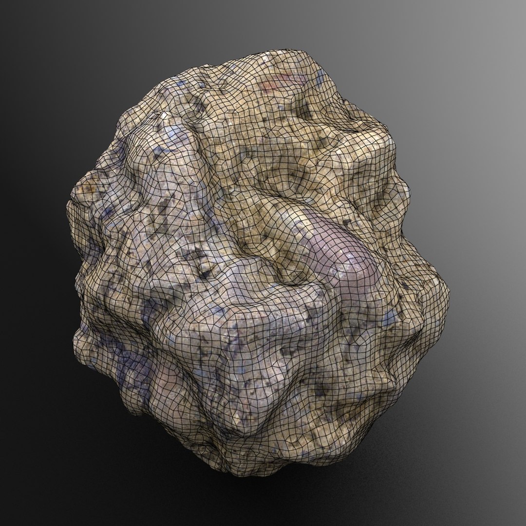 3d concrete rubble model