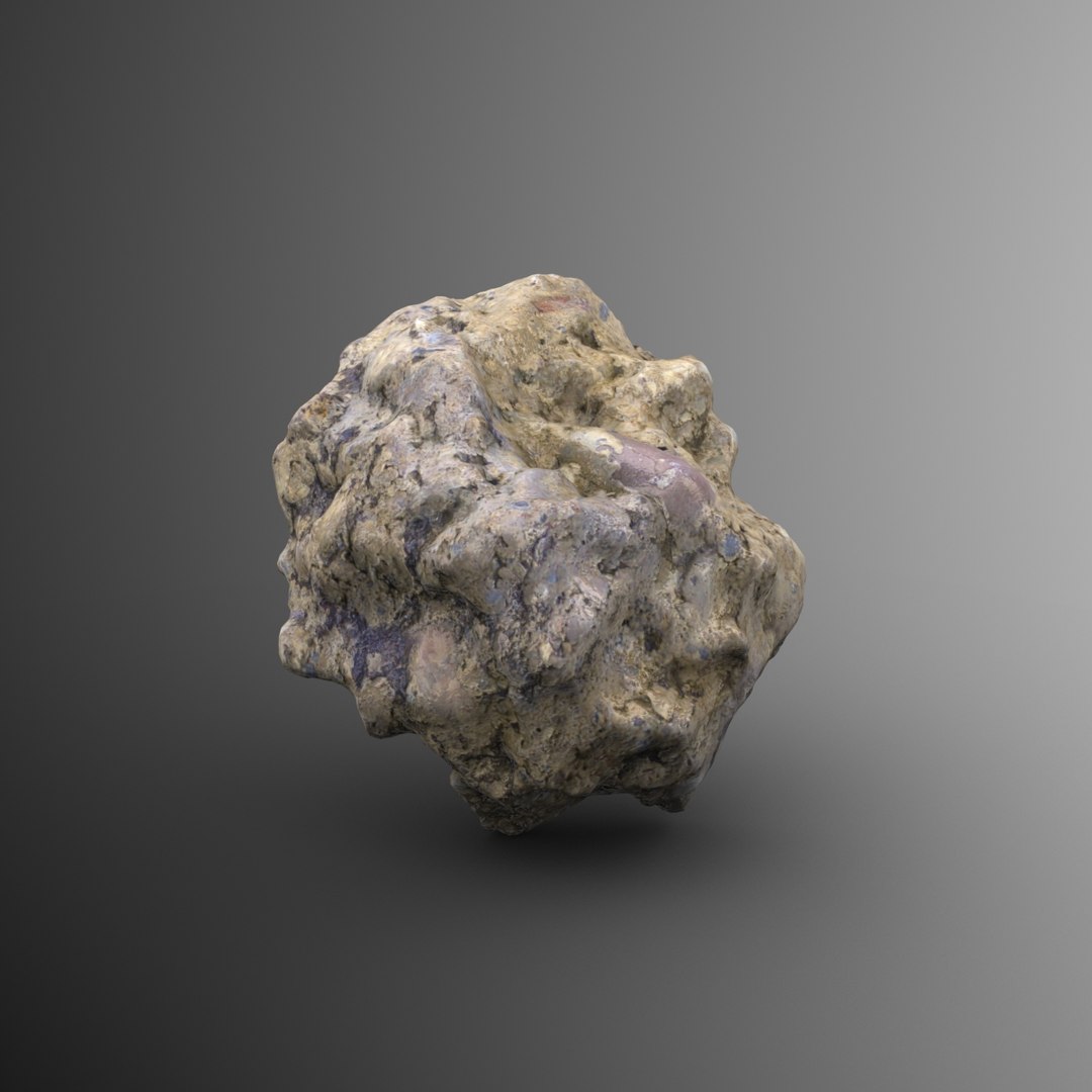 3d concrete rubble model