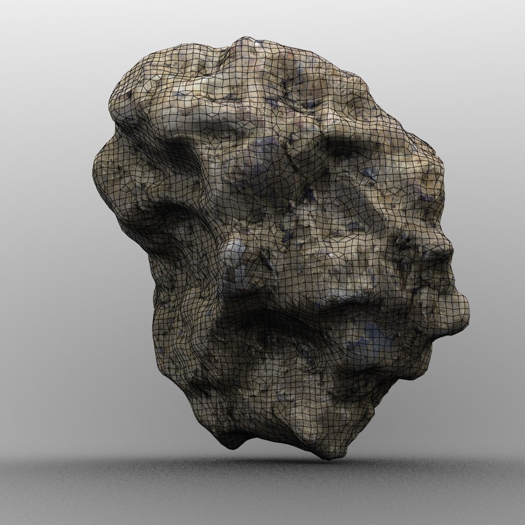 3d concrete rubble model