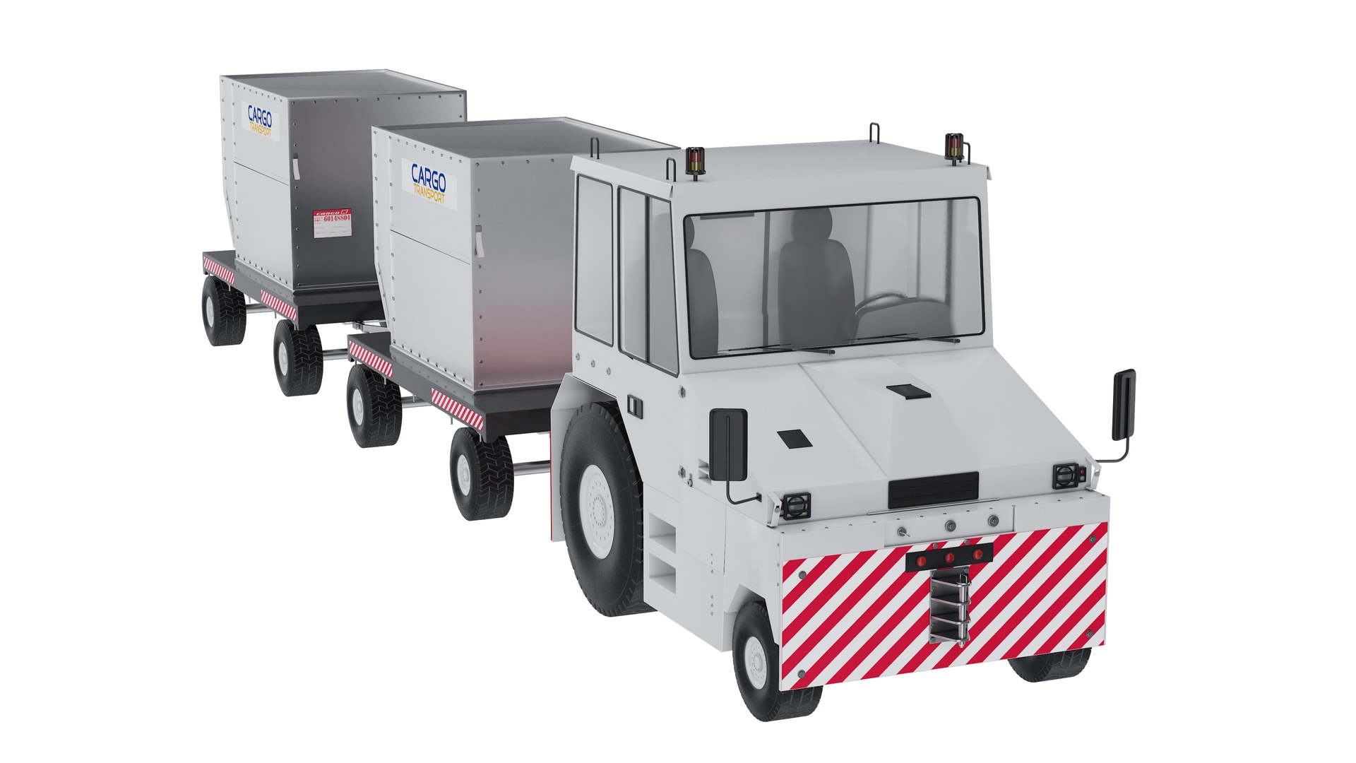 Baggage Tow Tractor 3D Model - TurboSquid 2334495