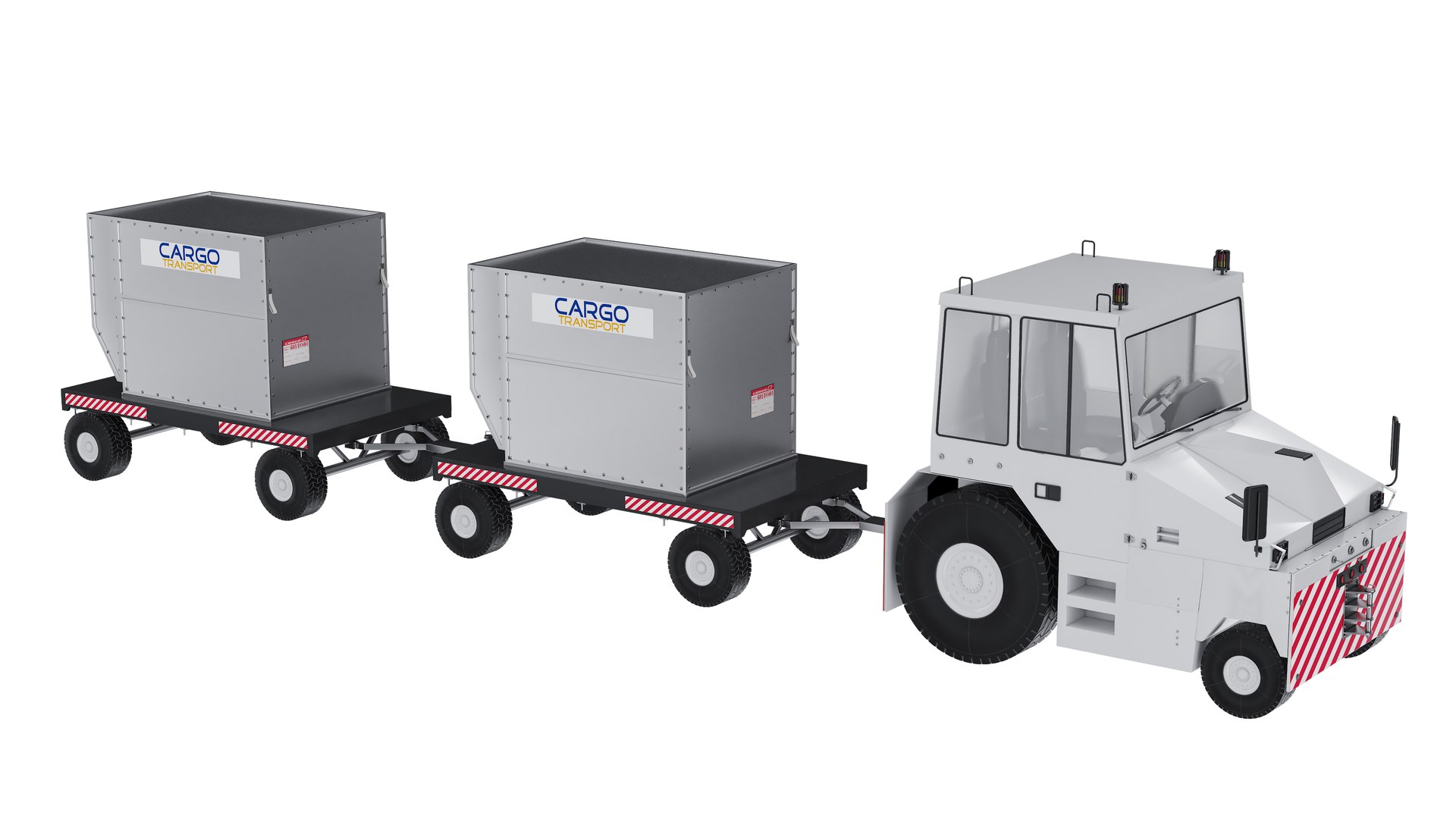 Baggage Tow Tractor 3D Model - TurboSquid 2334495
