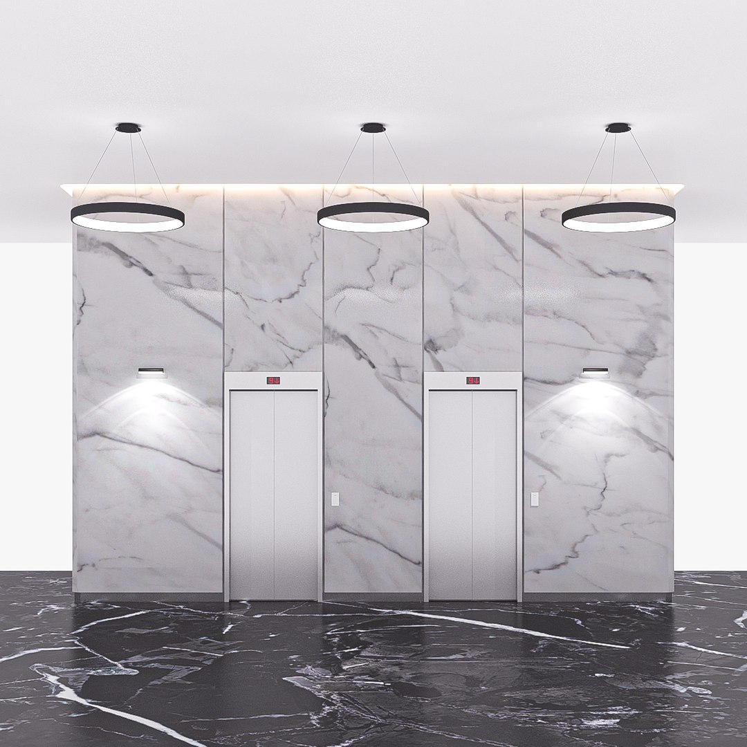 Elevators 3D Model - TurboSquid 1990036