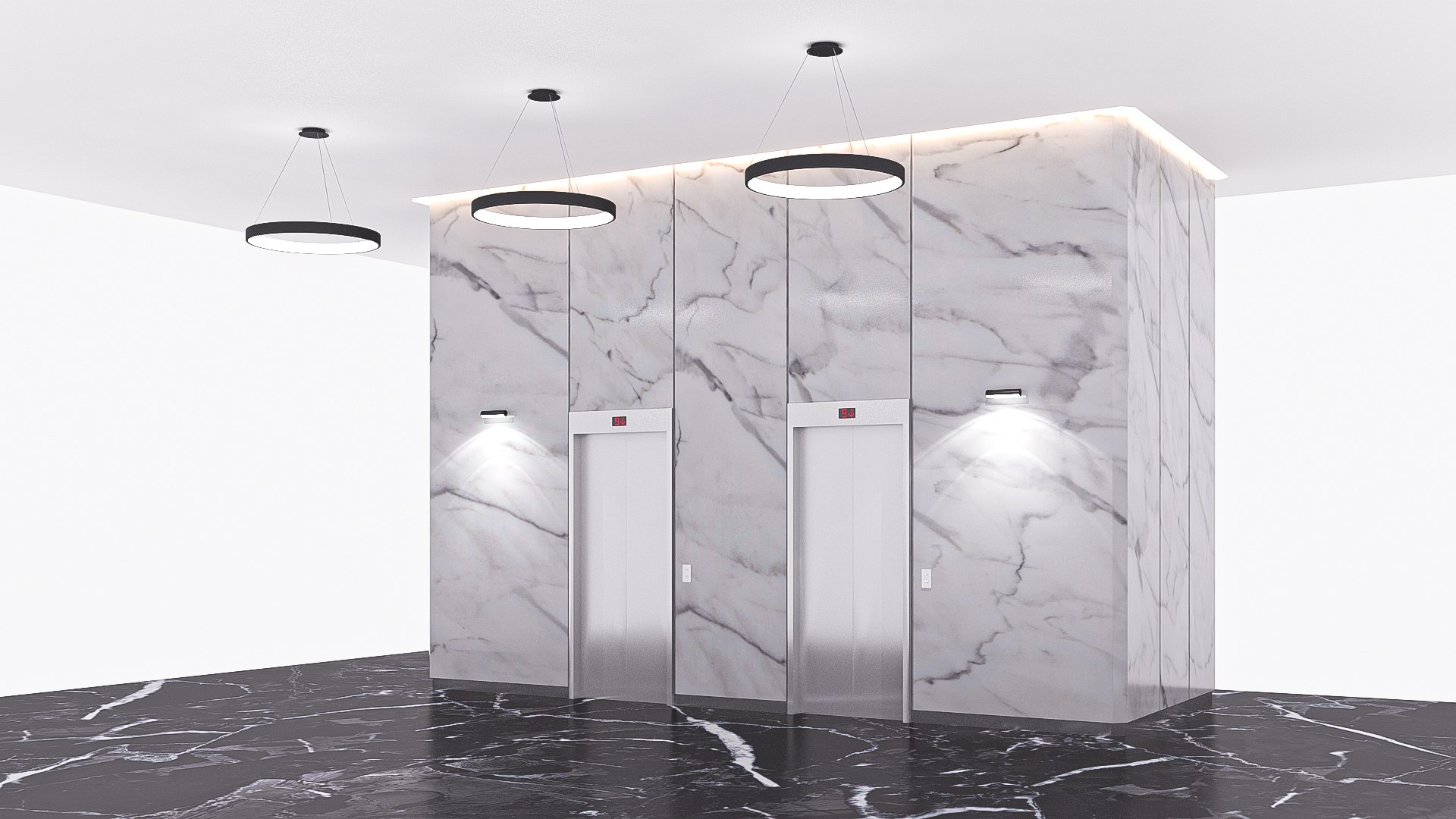 Elevators 3D Model - TurboSquid 1990036