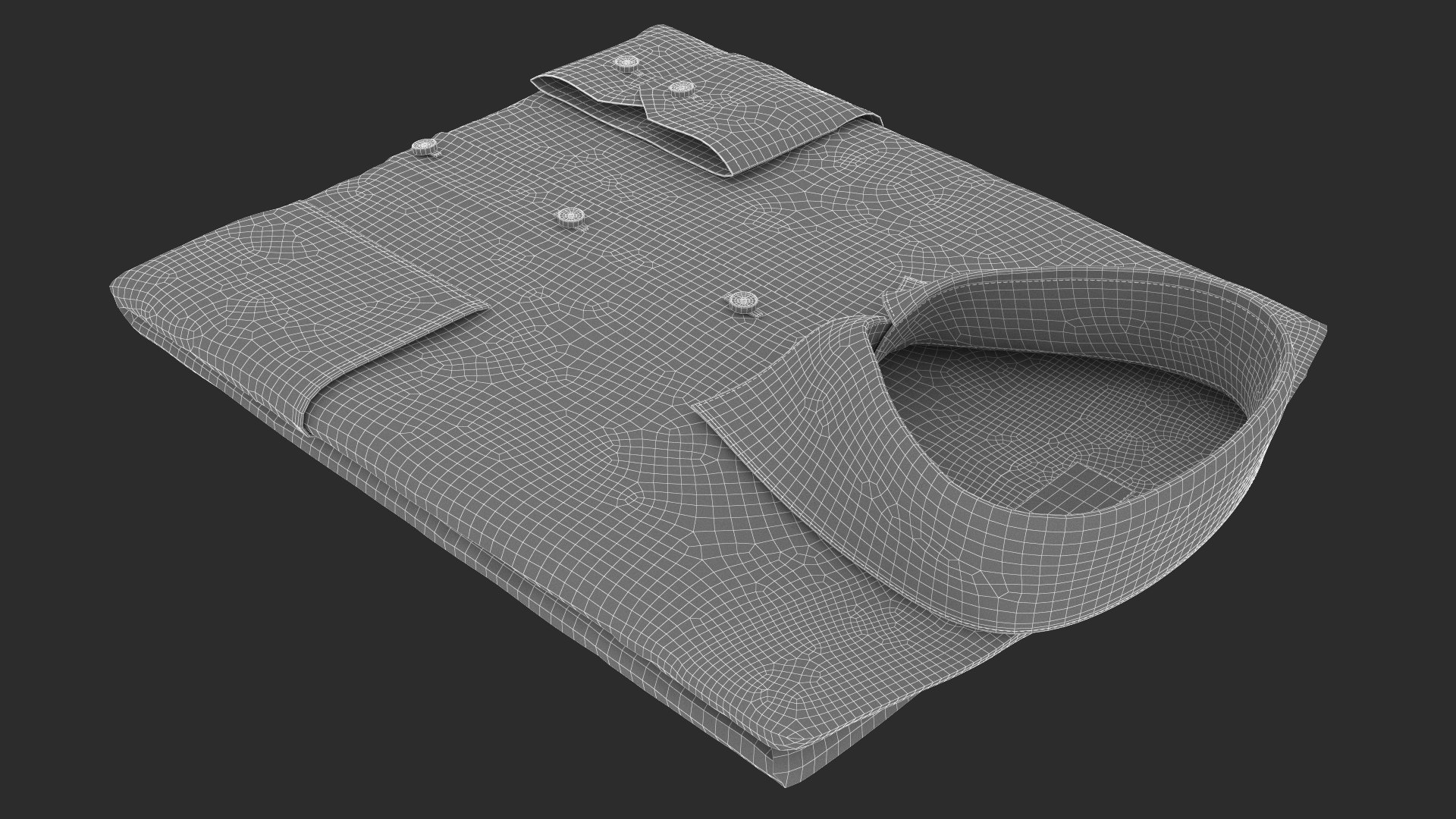 Folded Shirt 3 3D Model - TurboSquid 1998531