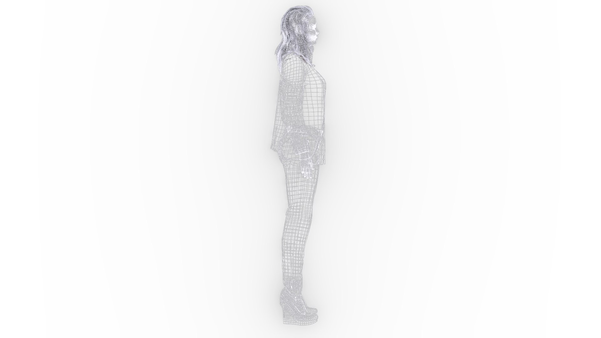 Realistic Female Character 3D Model Rigged PBR CC4 Blender 3D ...