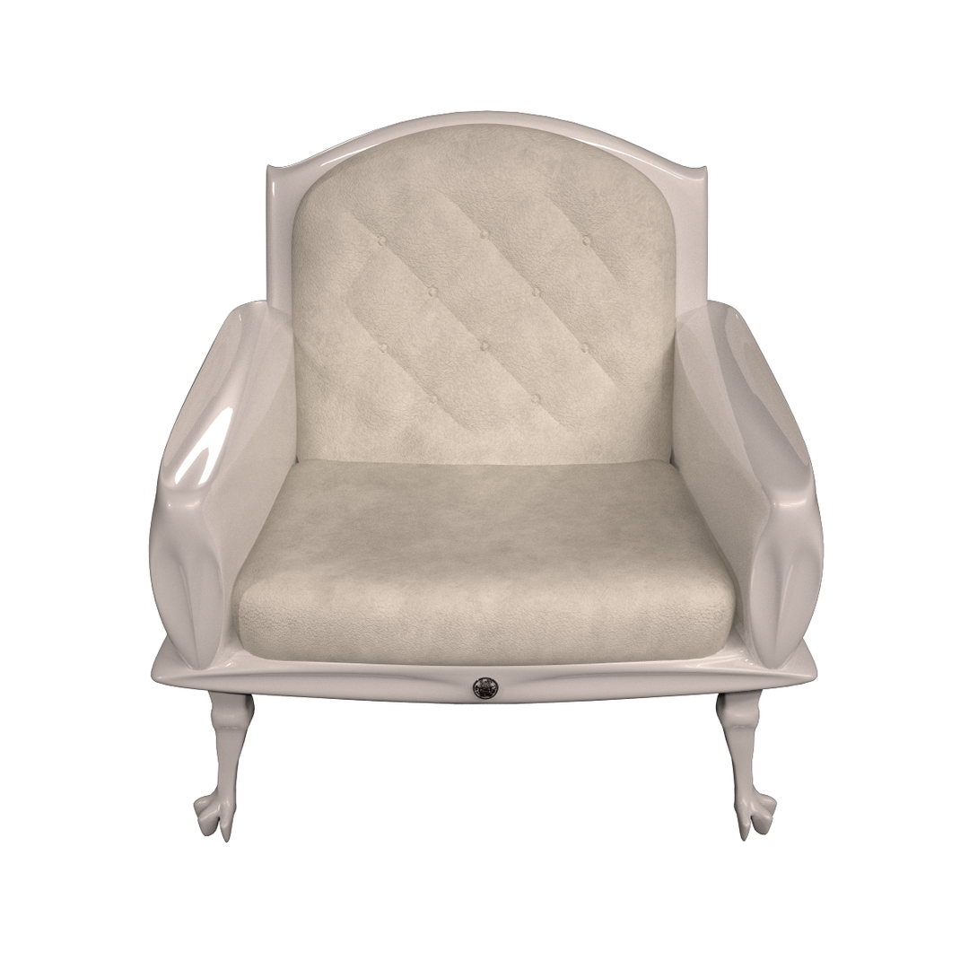 3d Model Chair Neoclassic
