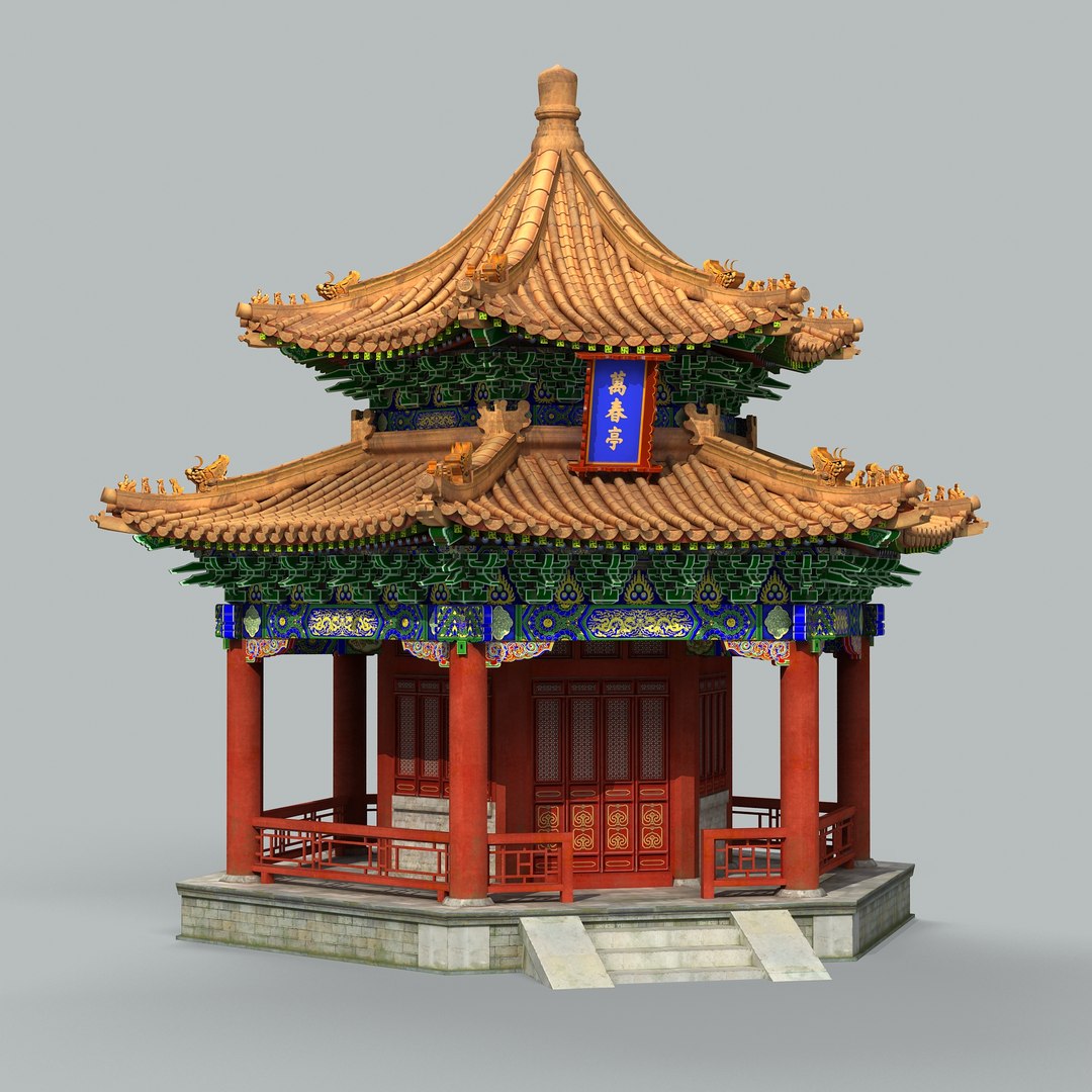 Traditional Chinese Building 3D - TurboSquid 1308071