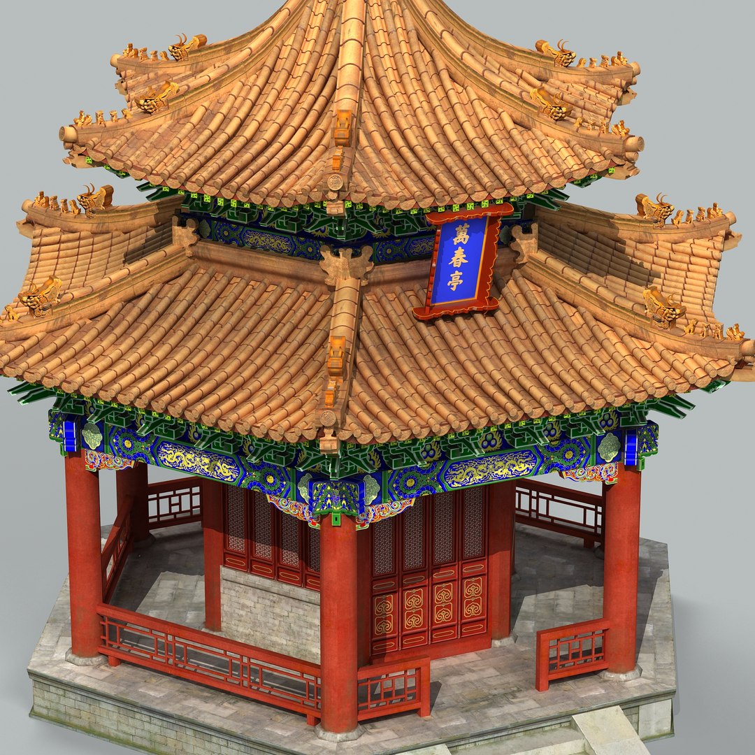 Traditional Chinese Building 3D - TurboSquid 1308071
