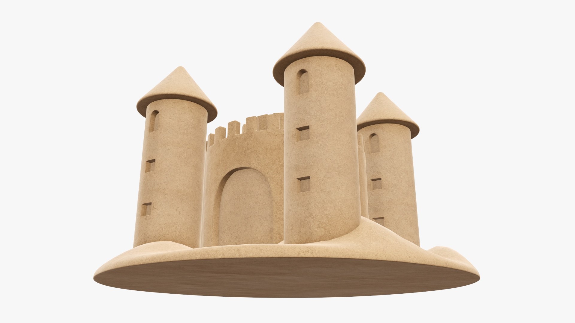 3D Castle Sand - TurboSquid 1645150