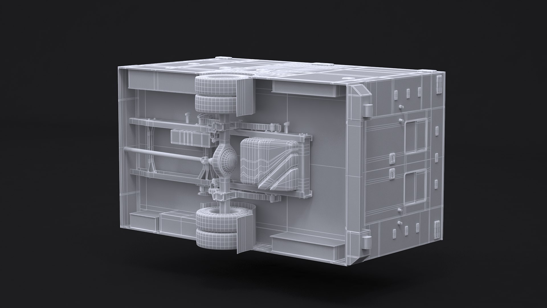 3D Ems Ambulance Box Model - TurboSquid 1537713