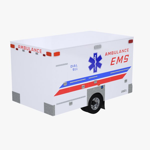 3D модель Ящик скорой помощи EMS - TurboSquid 1537713