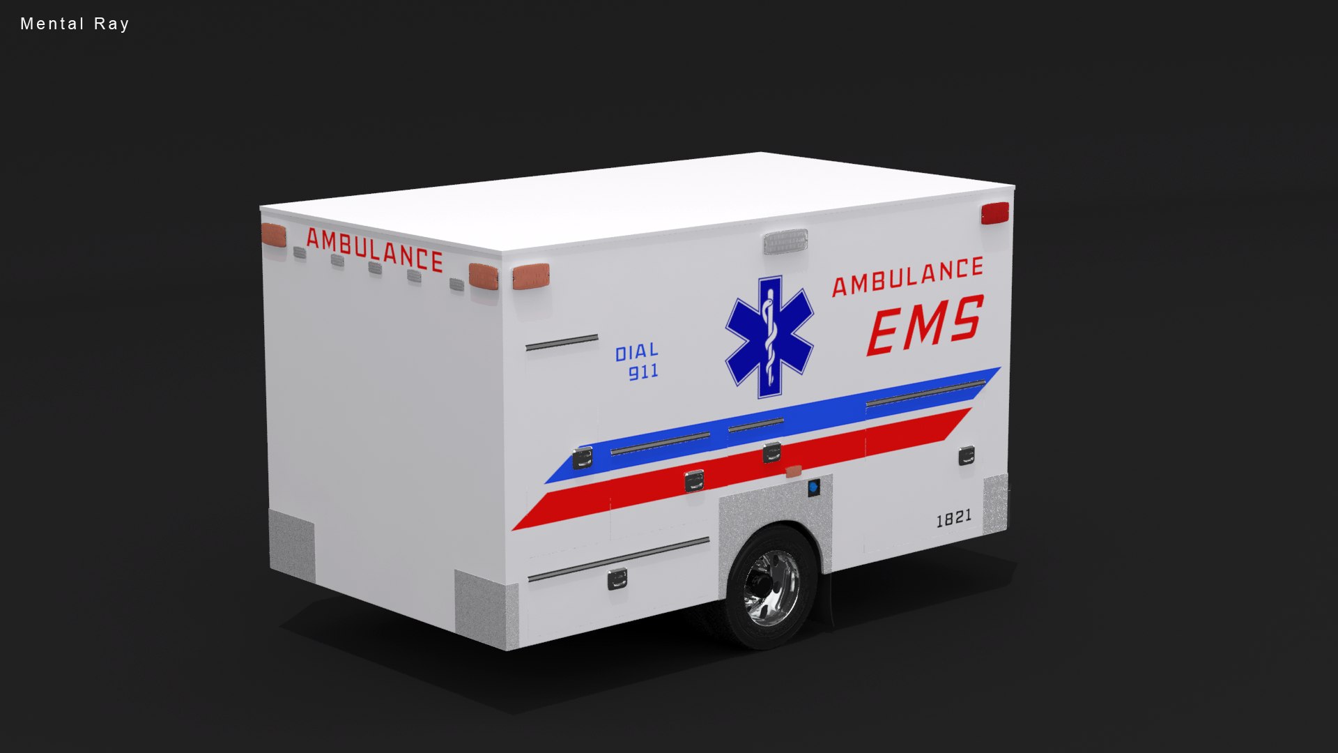 3D Ems Ambulance Box Model - TurboSquid 1537713