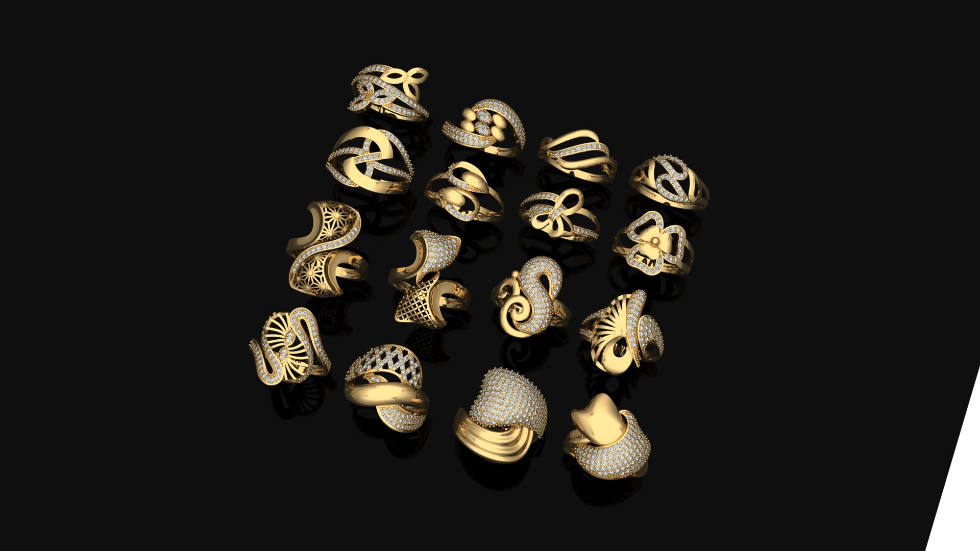 Ring Gold Jewelery 3D Print Model 3D Print Model 3D Model - TurboSquid ...