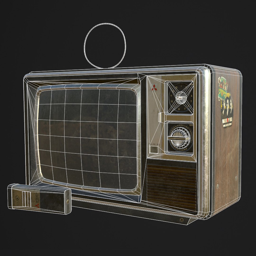 Old Tv 3D Model - TurboSquid 1608774