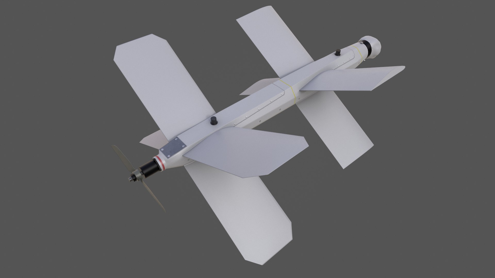3D ZALA LANCET Kamikaze Attack Drone Low-poly - TurboSquid 2166187