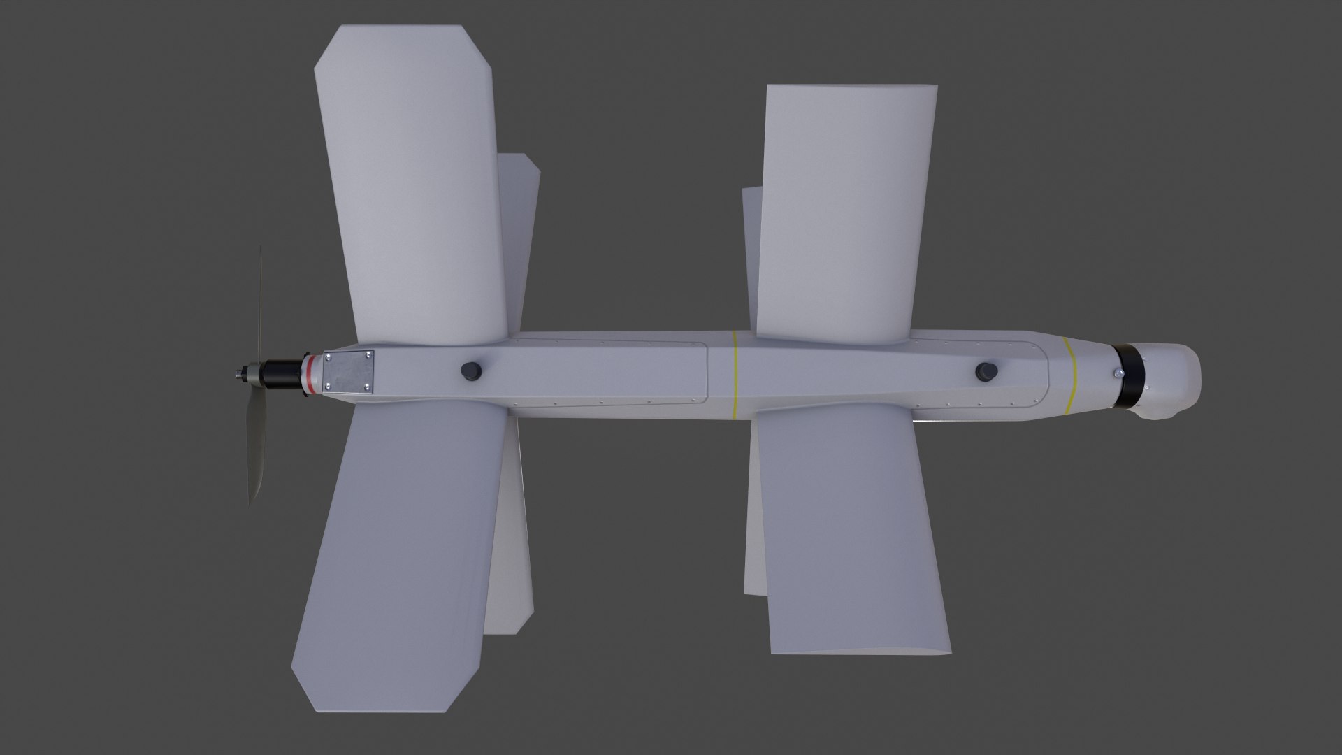3D ZALA LANCET Kamikaze Attack Drone Low-poly - TurboSquid 2166187