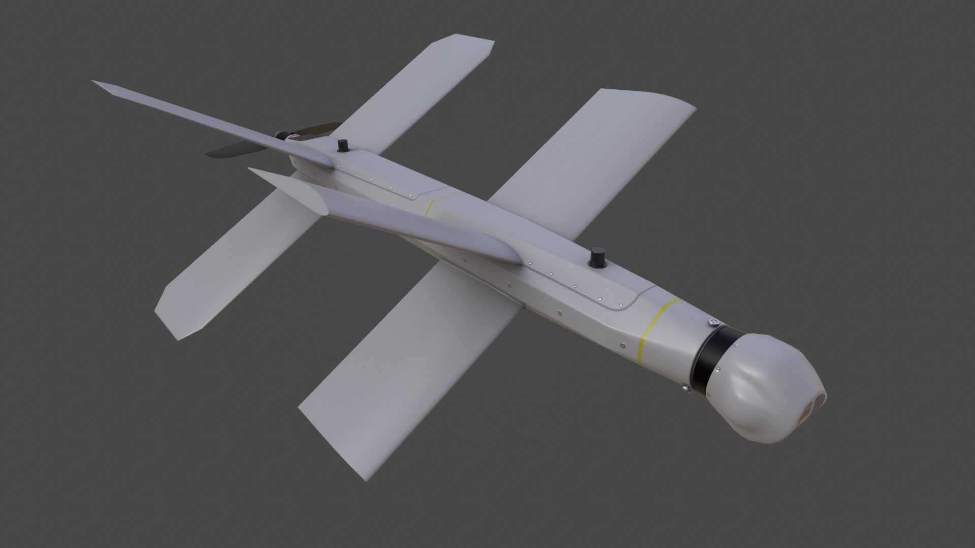 3D ZALA LANCET Kamikaze Attack Drone Low-poly - TurboSquid 2166187
