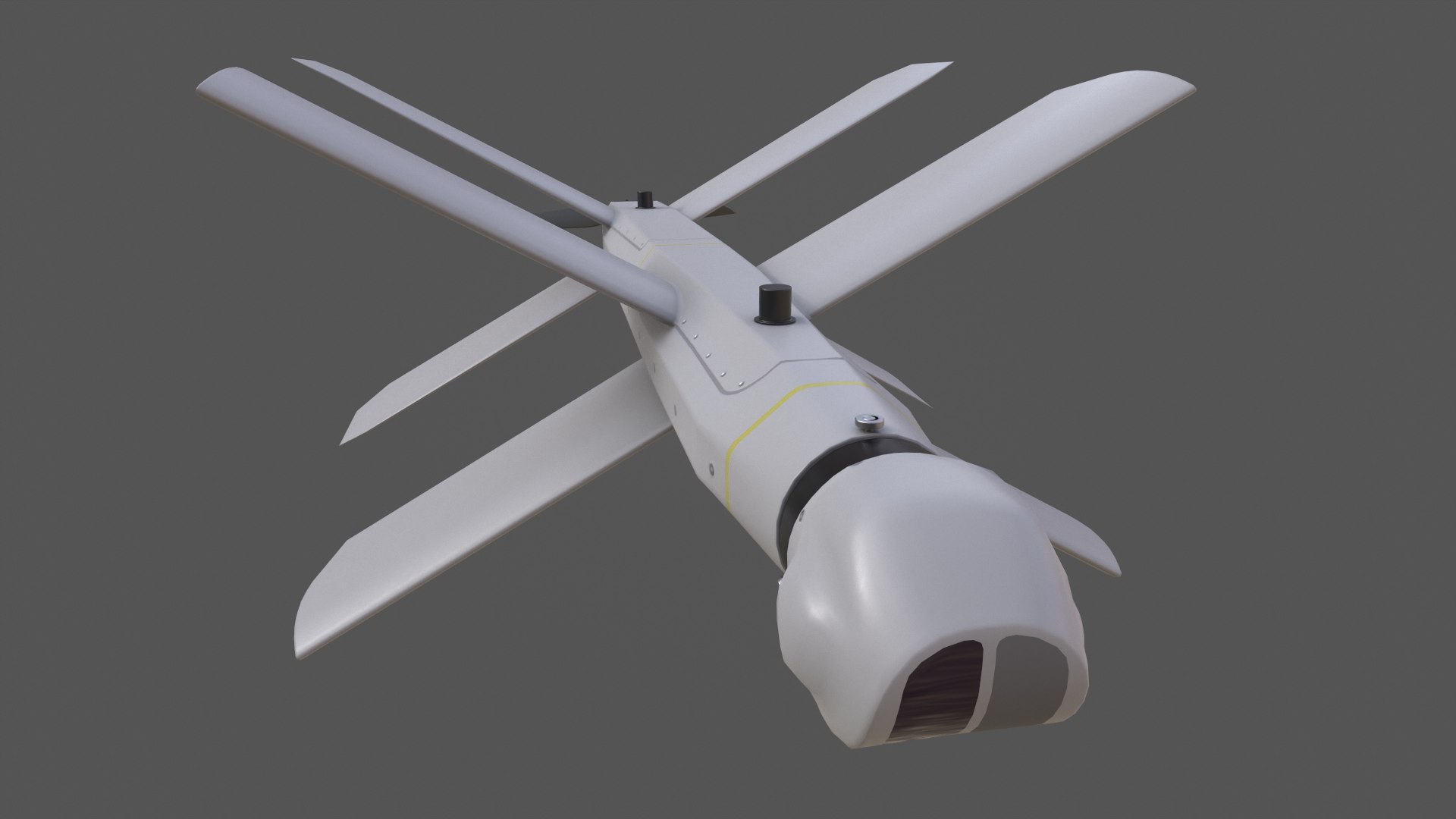 3D ZALA LANCET Kamikaze Attack Drone Low-poly - TurboSquid 2166187