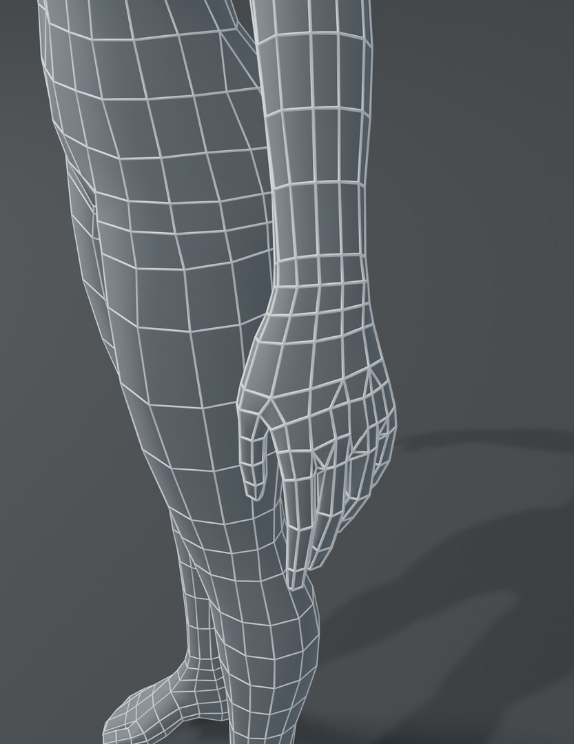 3D Female Body Base Mesh - TurboSquid 1516369