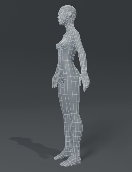 Female Body Base Mesh 3D 모델 3D 모델 - TurboSquid 1516369