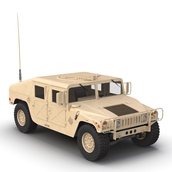 humvee desert 3d 3ds