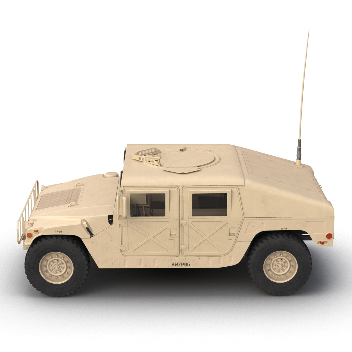 humvee desert 3d 3ds